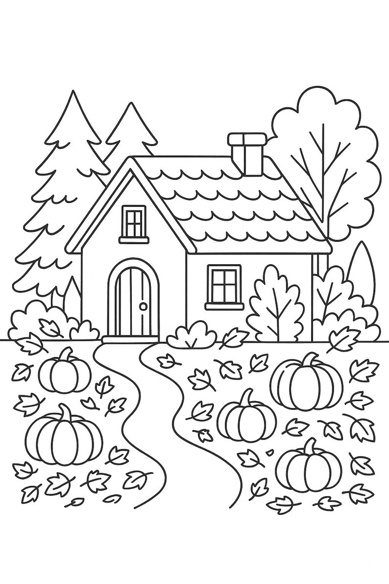 Autumn Coloring Pages | 50 Cute Autumn Coloring Pages | Fall Printable ...