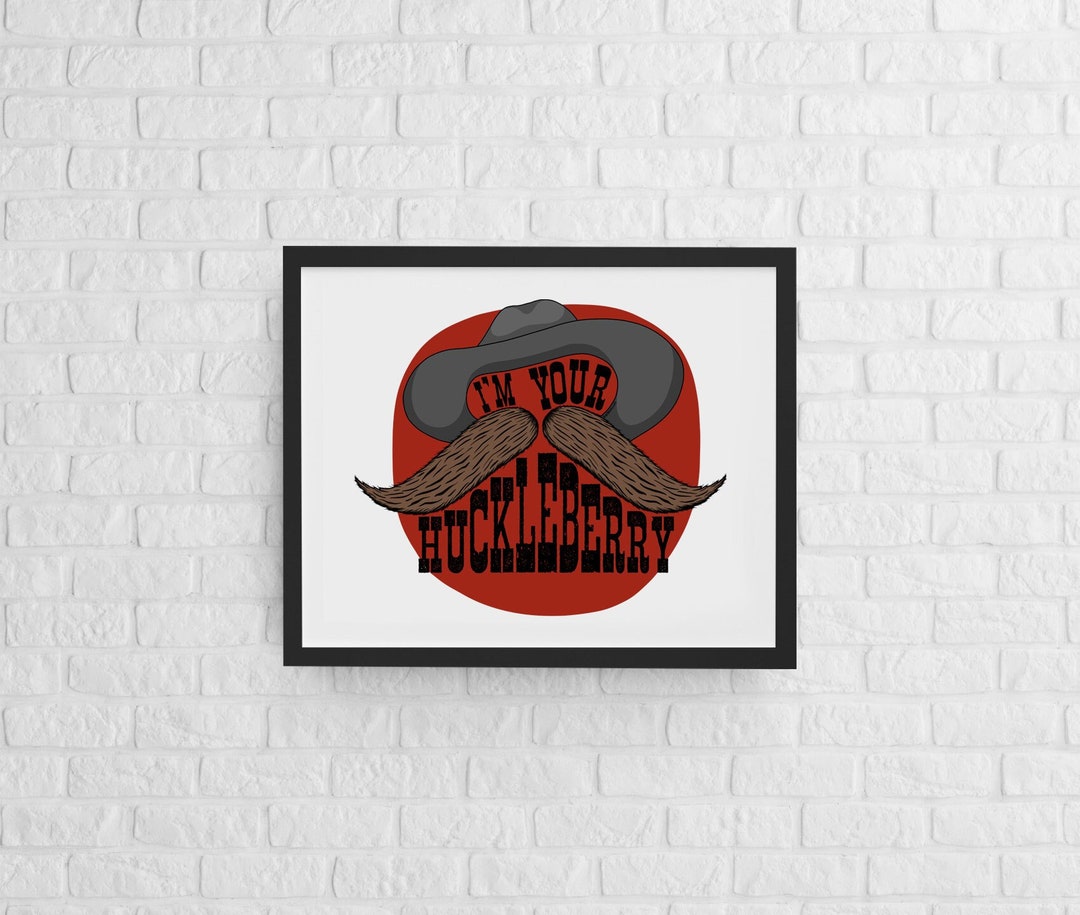 Tombstone Huckleberry ART PRINT Wall Art Tombstone Art - Etsy
