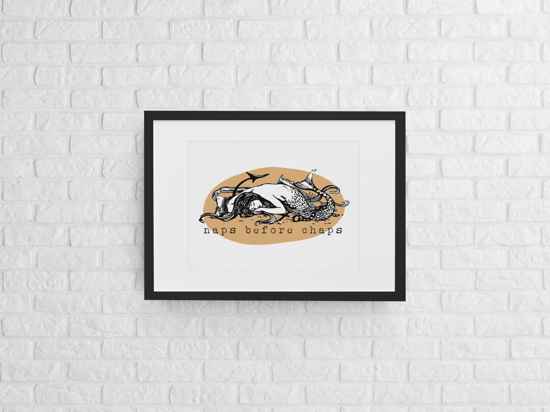 Naps Before Chaps ART PRINT Wall Art Feminist Art Print, Feminism Art ...