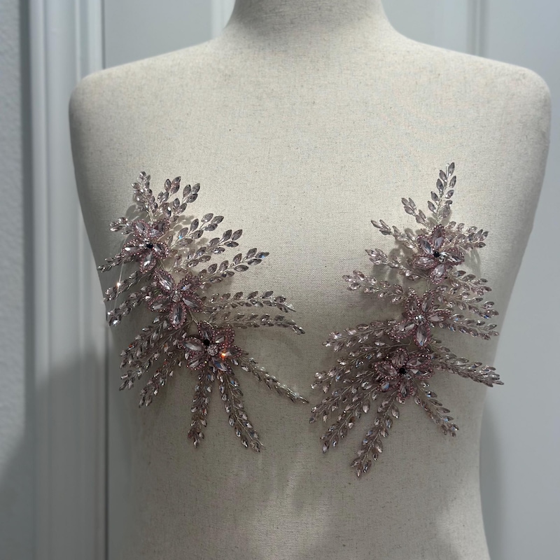 3d Floral Applique Peach - Etsy