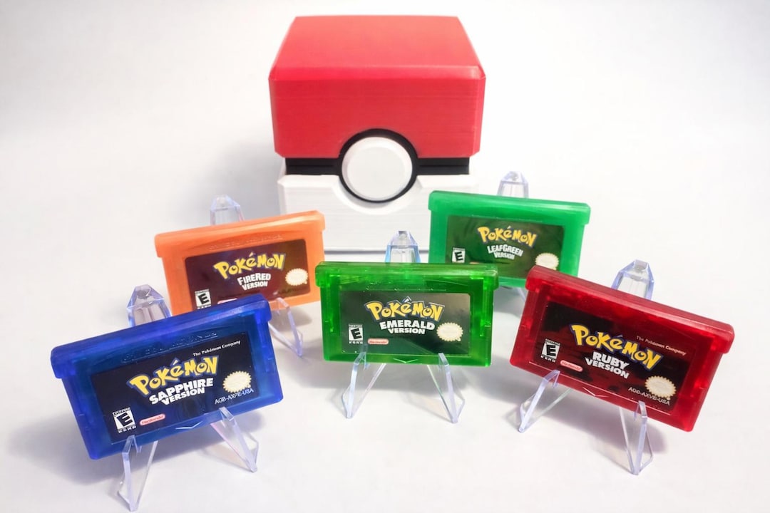 Pokémon Game Boy Advance Complete 5-game Set With Magnetic Poké Ball ...