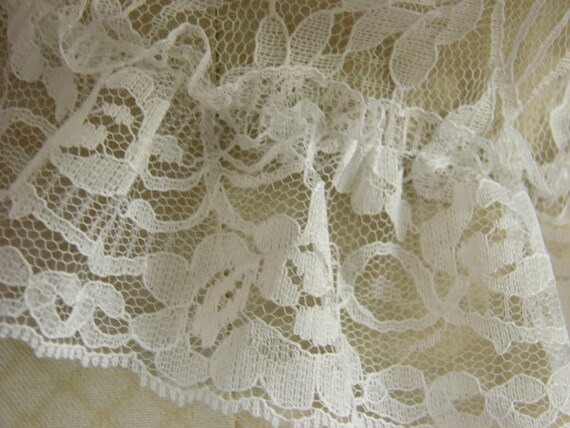 Lace Frills - Fredericks of Hollywood White Lace Ruff… - Gem
