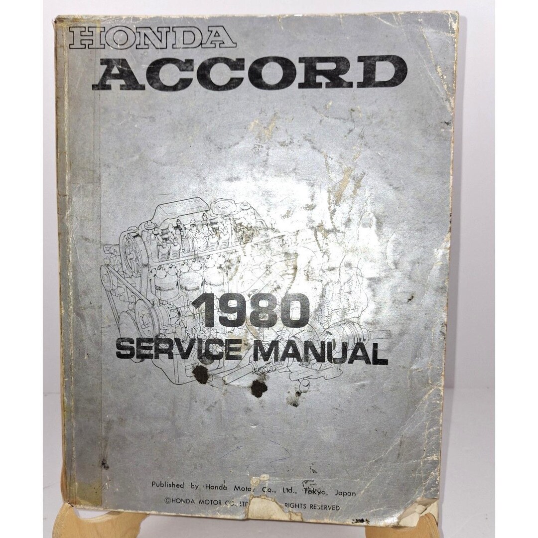1980 Honda Civic CVCC Official Service Manual Preowned Condition Third ...