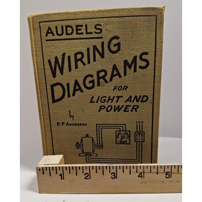 Vintage AUDELS Wiring Diagrams for Light and Power Book 1944 - Etsy