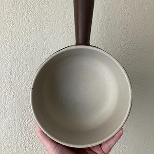 Vintage Cousances Le Creuset Cast Iron Enameled Brown 16 Sauce Pan ...