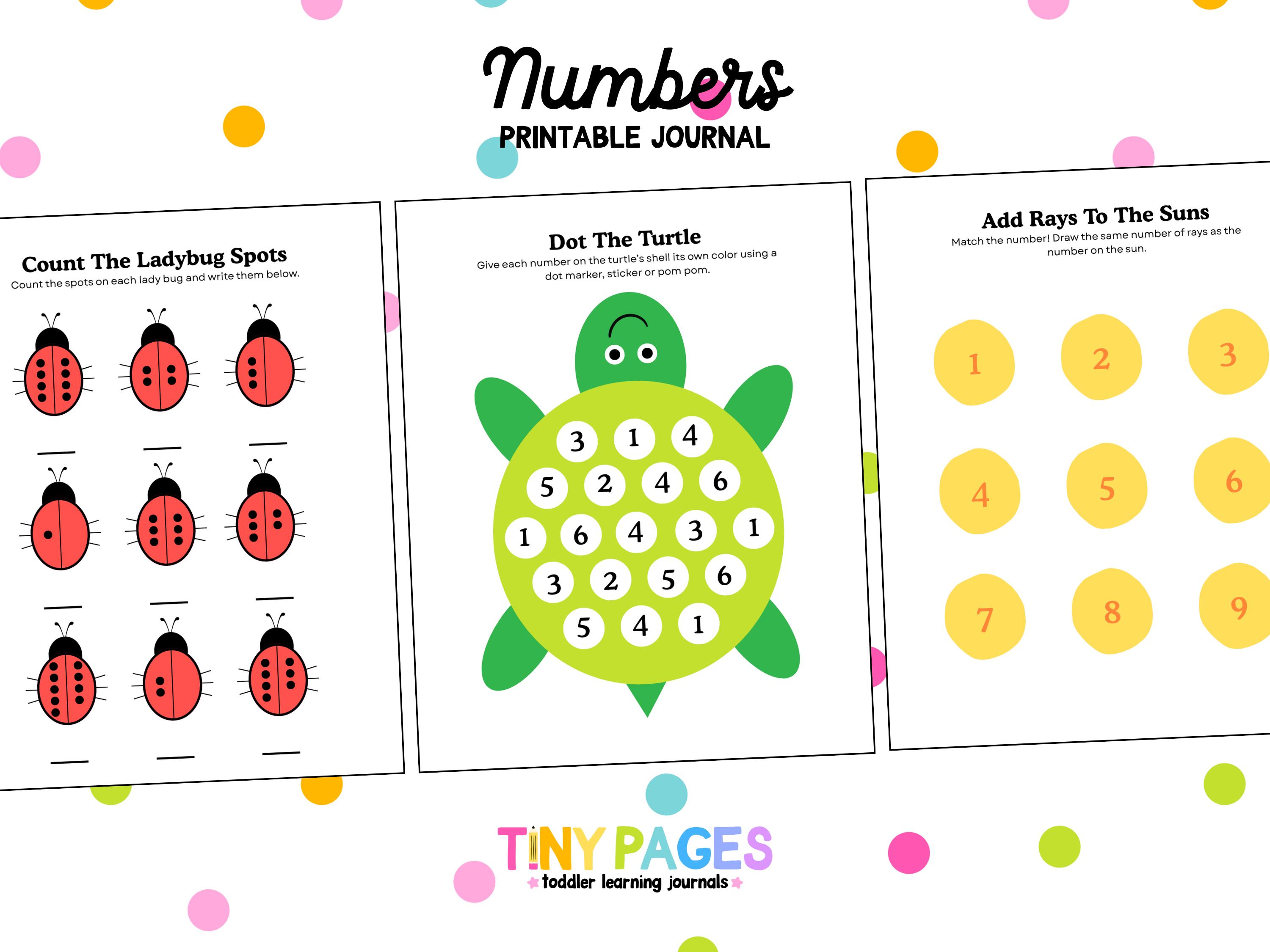 Toddler Learning Journal – 40 Activity Pages + 19 Alternatives ...