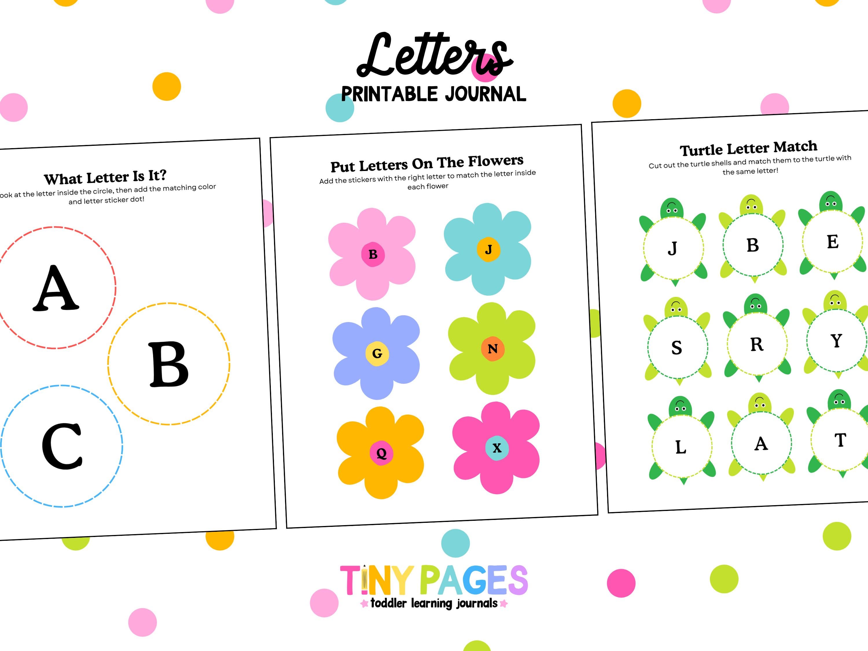 Toddler Learning Journal – 40 Activity Pages + 19 Alternatives ...