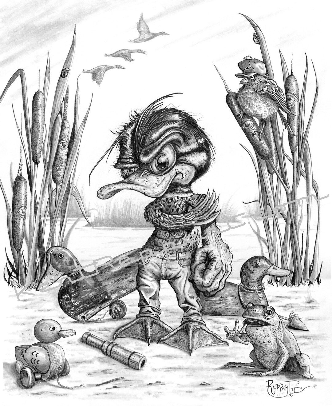 Fowl Redemption - 13 X 19 Signed and Numbered Print by Kent Reppert II ...