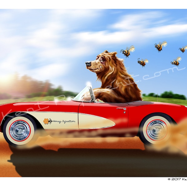 Howler 13X19 Signed and Numbered Print by Kent Reppert - Etsy