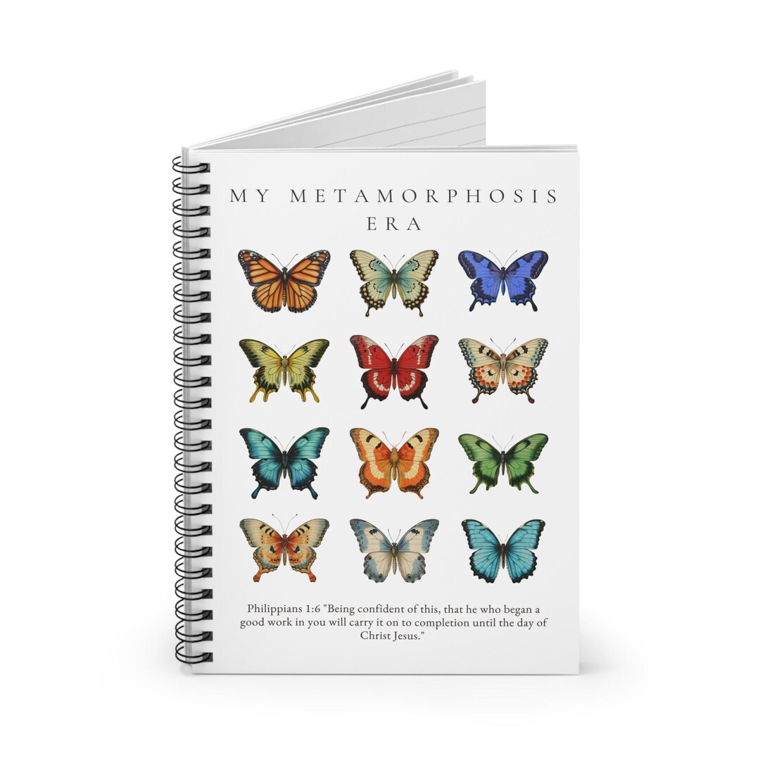 My Metamorphosis Era Spiral Notebook - Faith-based Gifts, Creative ...