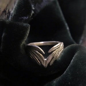 Willow Branch Ring Sterling Silver Hand Engraved Ring Bark - Etsy