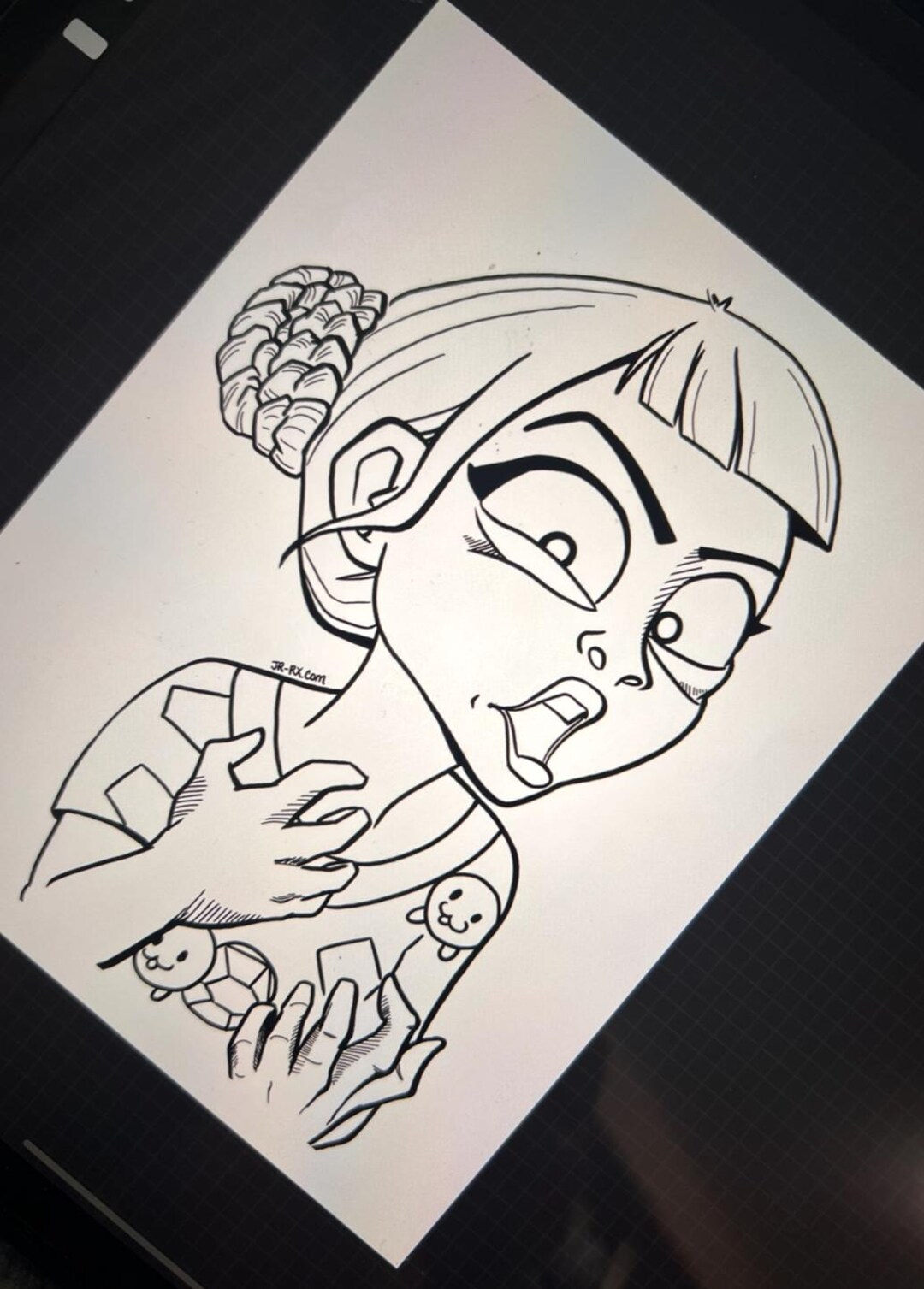 Huntrix's Zoey Coloring & Tracing Paper #kpopdemonhunters #kpdh # ...