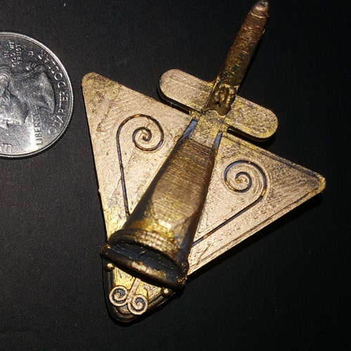 3D Printed Ancient Aliens Inca Mini Lapel Pin Set 5 Pins - Etsy