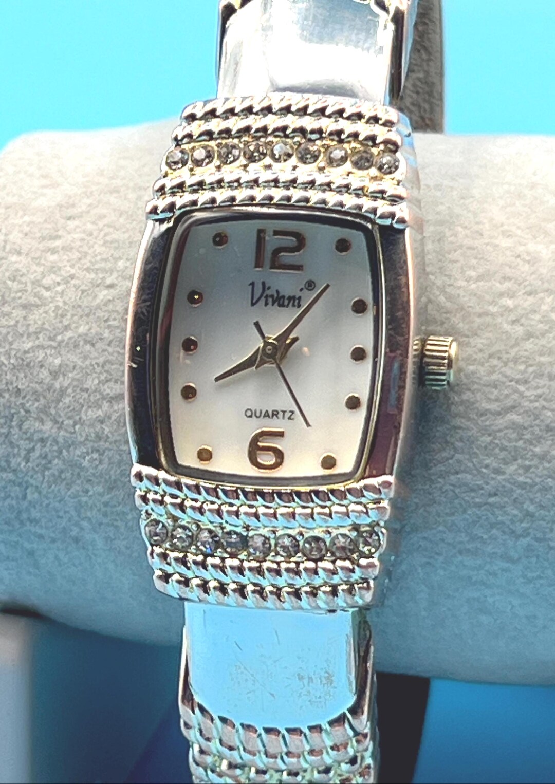 Vintage Vivani Bangle Bracelet Watch - Etsy