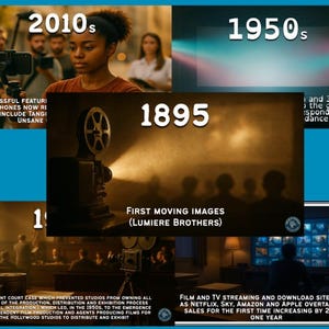 Film History Timeline Posters | Cinema Classroom Decor (PDF) - Etsy