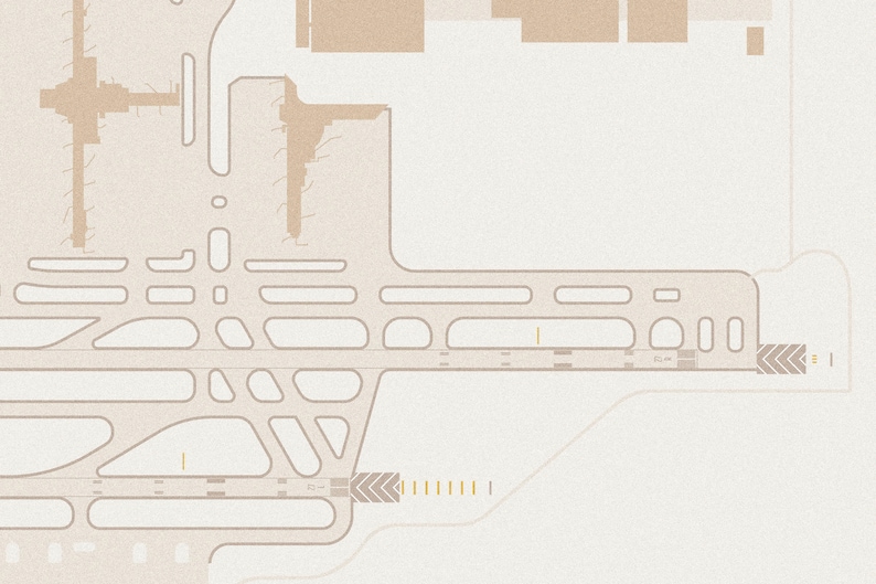 Atlanta Airport Map – Hartsfield-jackson KATL | Ultra-detailed Aviation ...