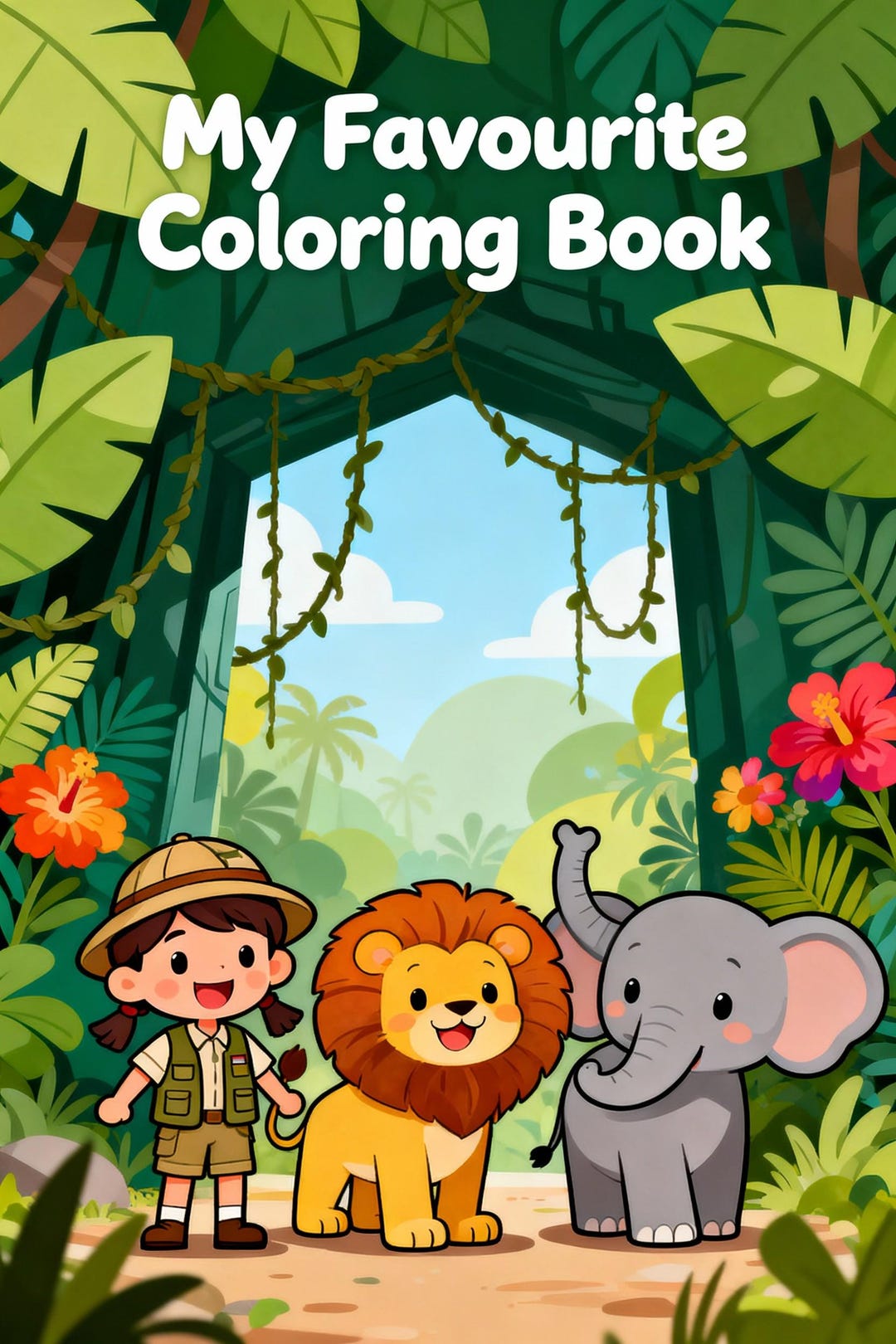 My Favourite Coloring Book - Etsy