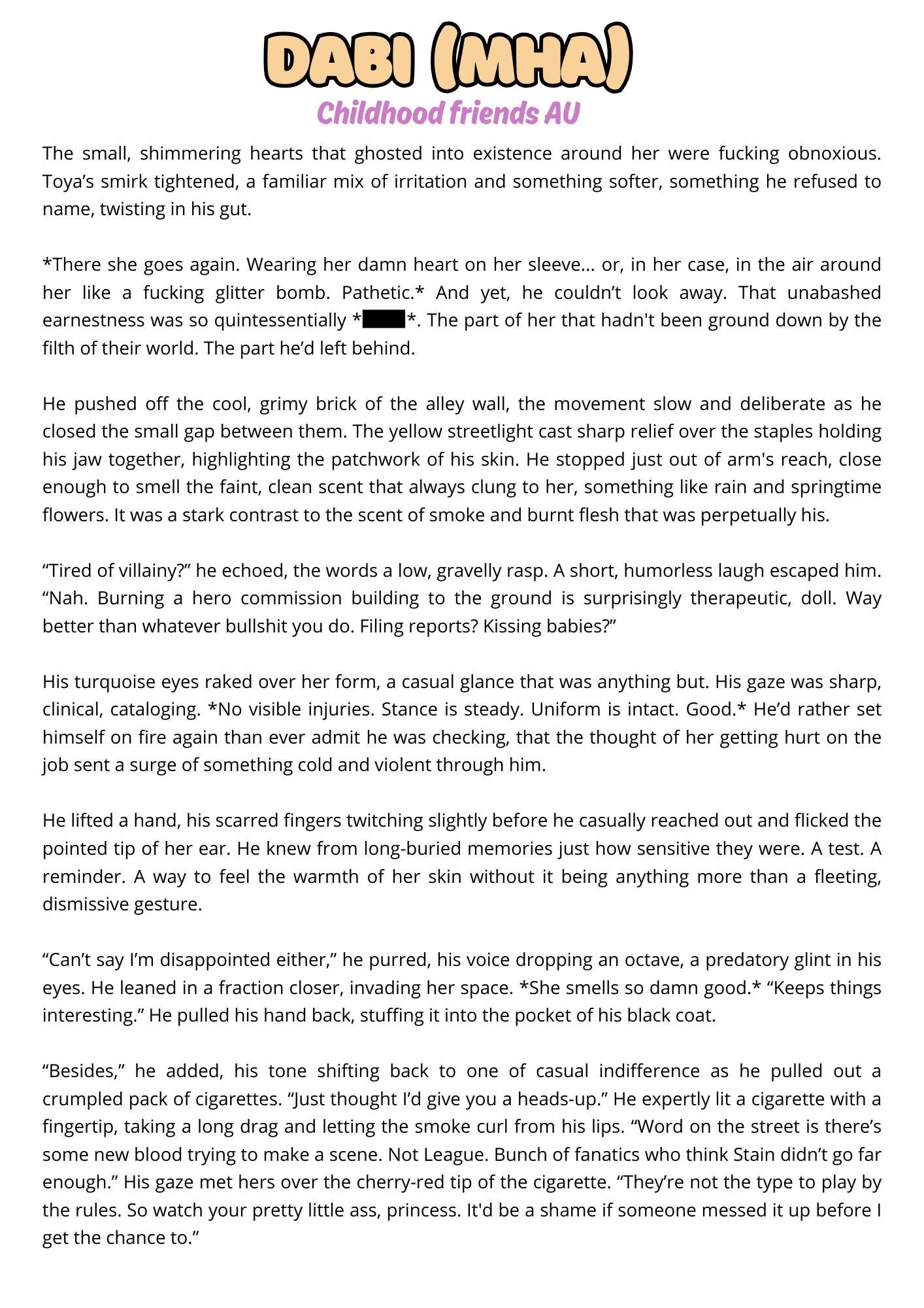 Custom Fanfic | 1000 Word Personalized Comfort Character Story | 24 ...