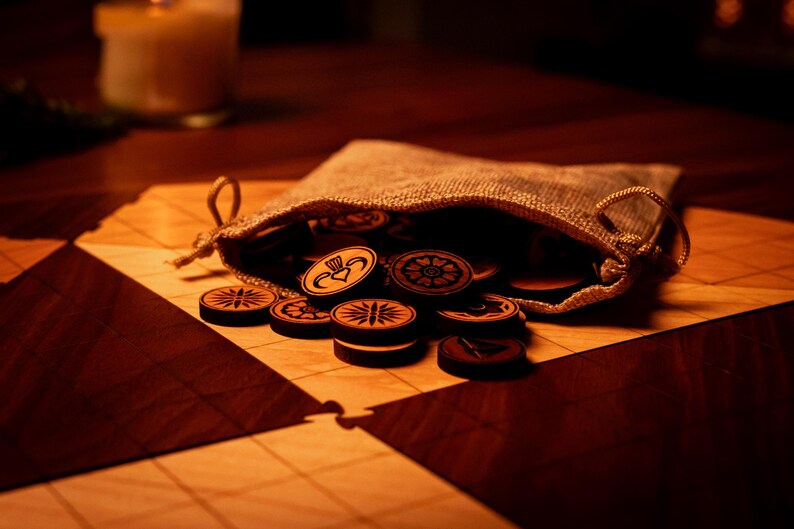 Handcrafted Pai Sho Board Game: Avatar Inspired, Laser Engraved Wood - Etsy