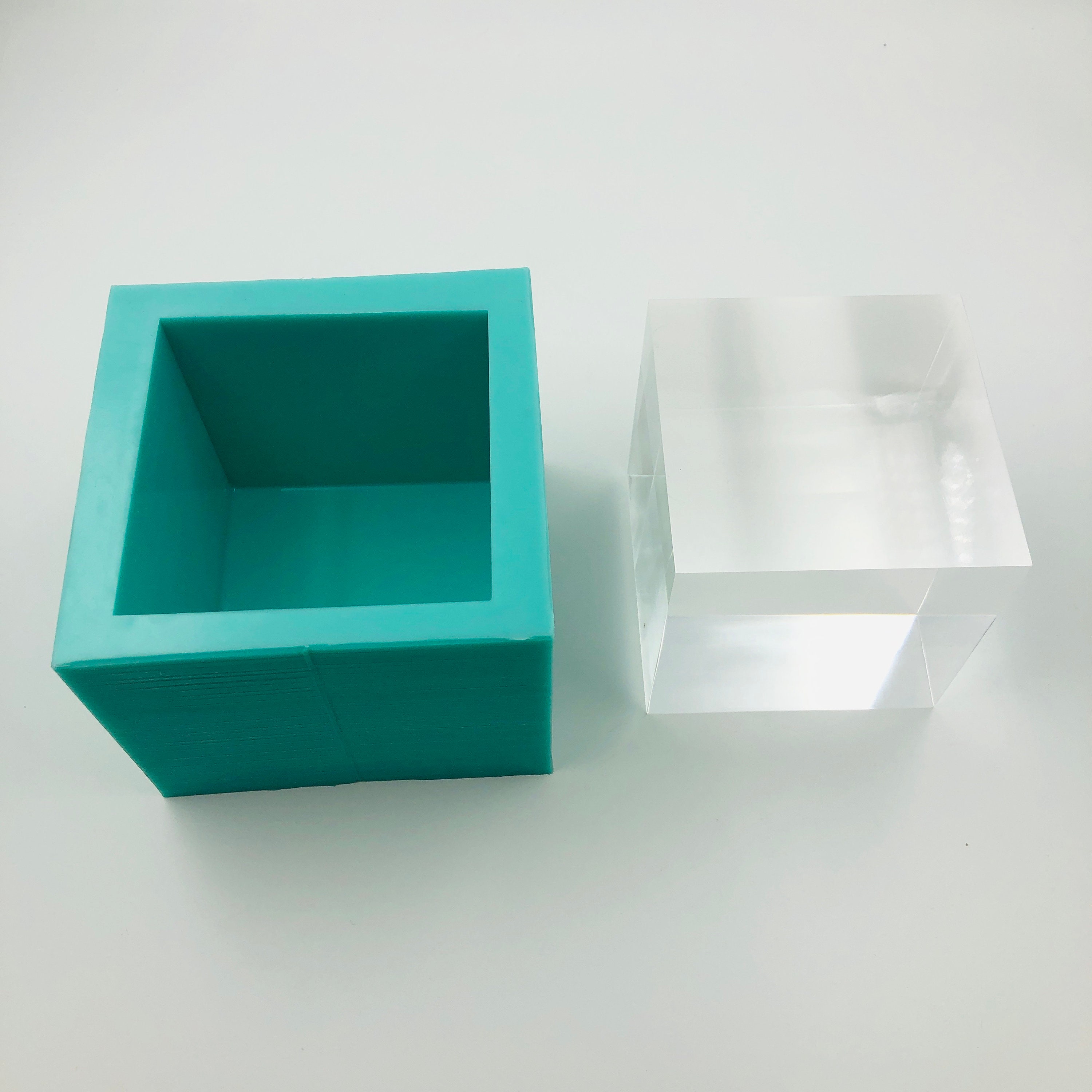 4 X 4 X 4 Cube Silicone Mold / Resin Mold / - Etsy UK