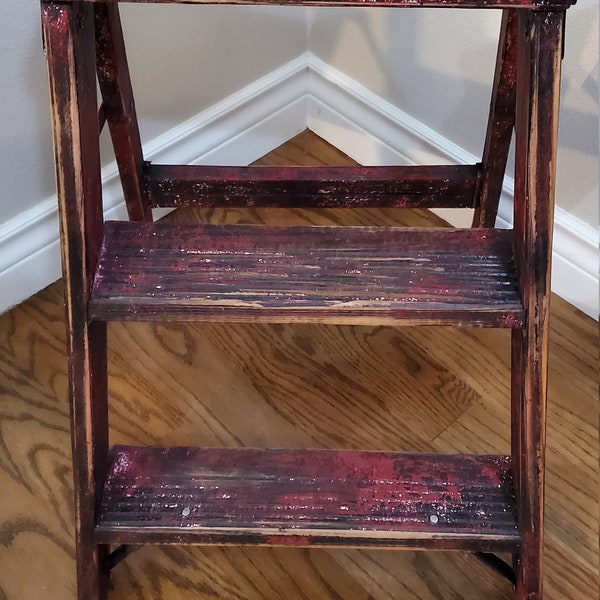 Antique Wood Ladder - Etsy