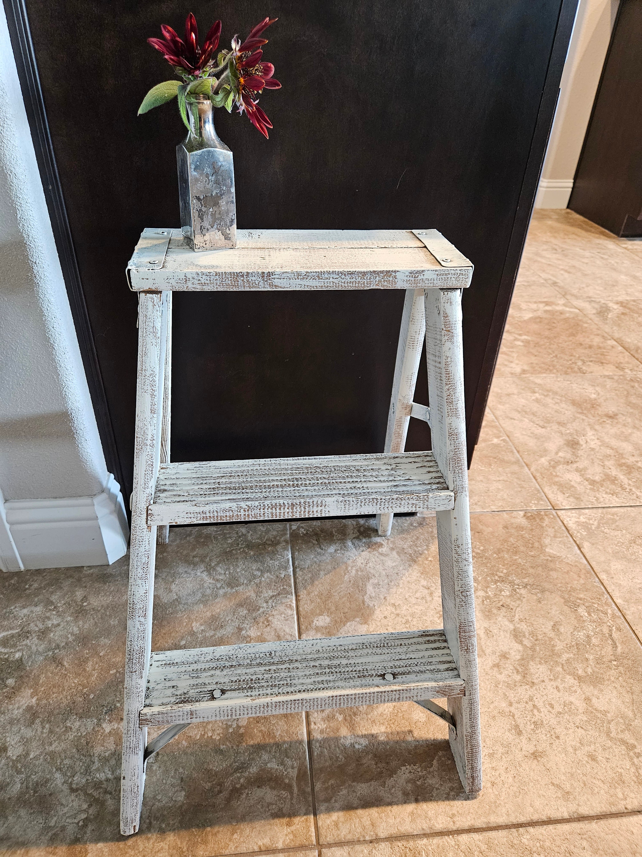 Step Ladder Vintage/ Wood Step Ladder/ Rustic Ladder/ Wedding - Etsy