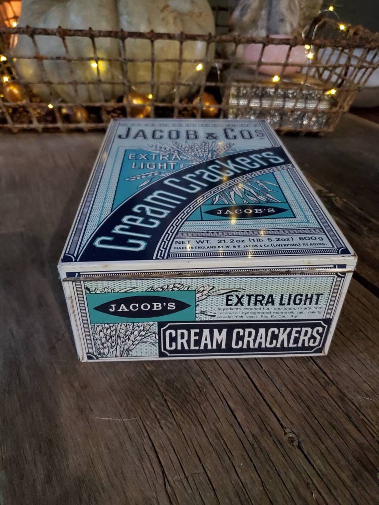 Jacob & Co Cream Crackers Tin - Etsy