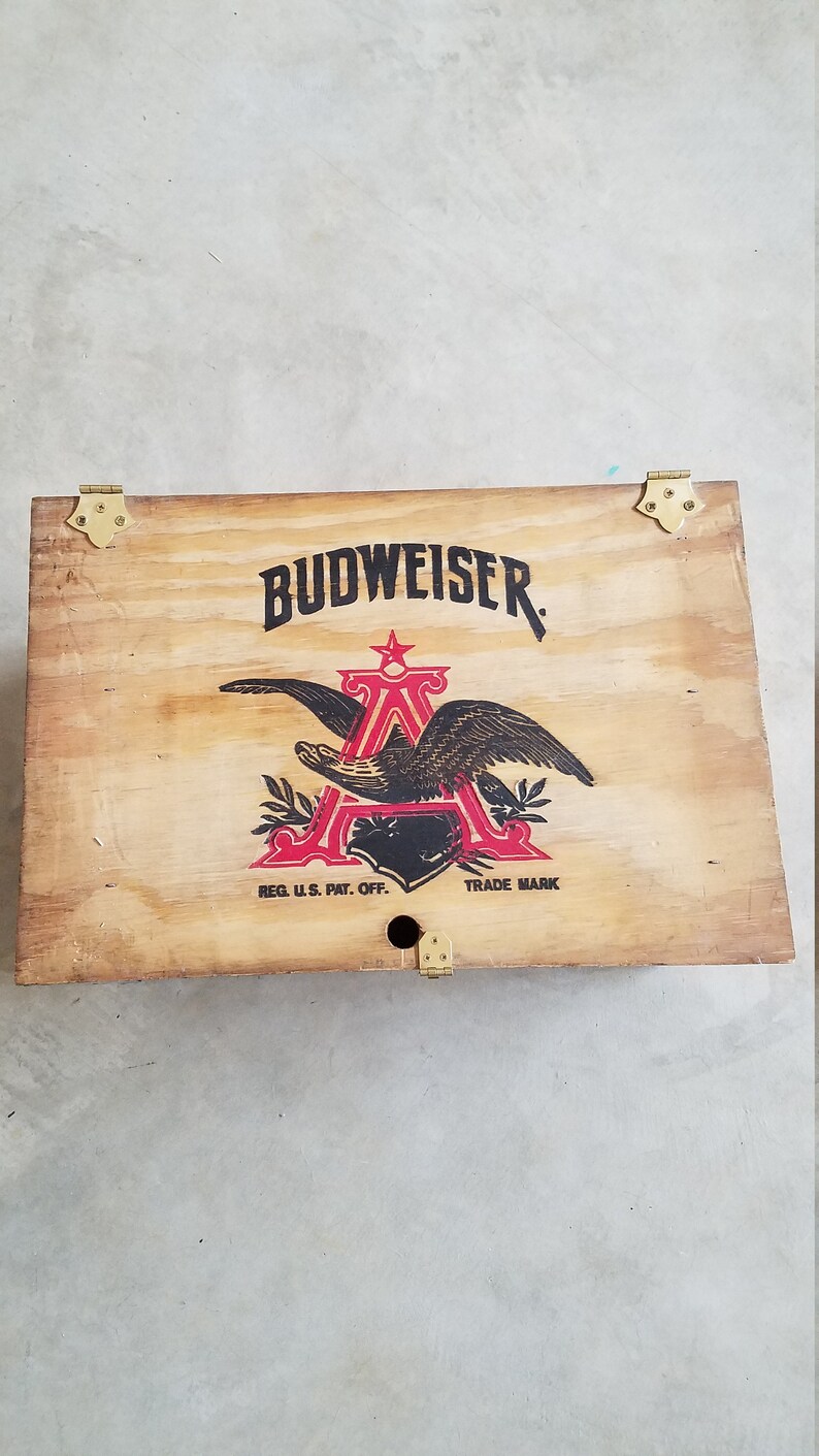 Wooden Crate/ Budweiser Wooden Crate/ Vintage Beer Crate/ - Etsy