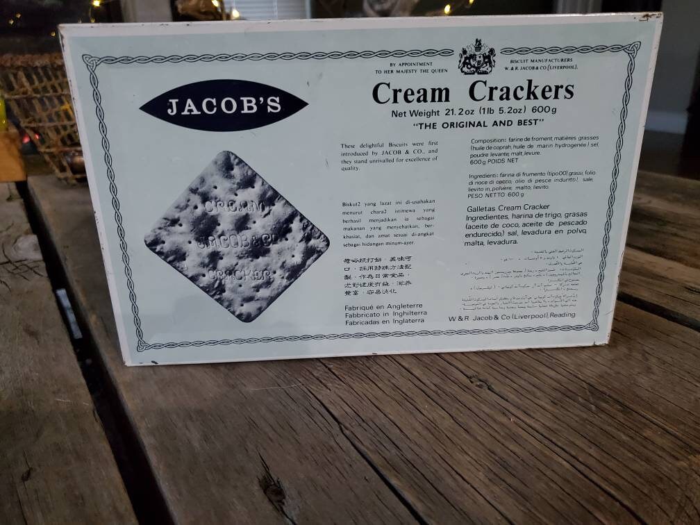 Jacob & Co Cream Crackers Tin - Etsy