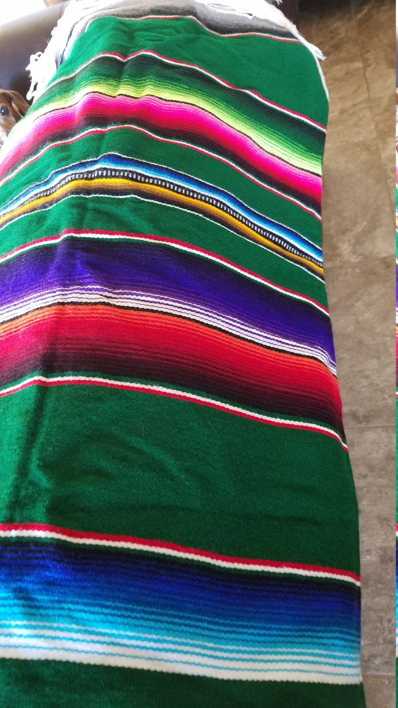 Serape/ Mexican Serape/ Mexican Pancho/ Mexico/ Colorful Blanket SALE ...
