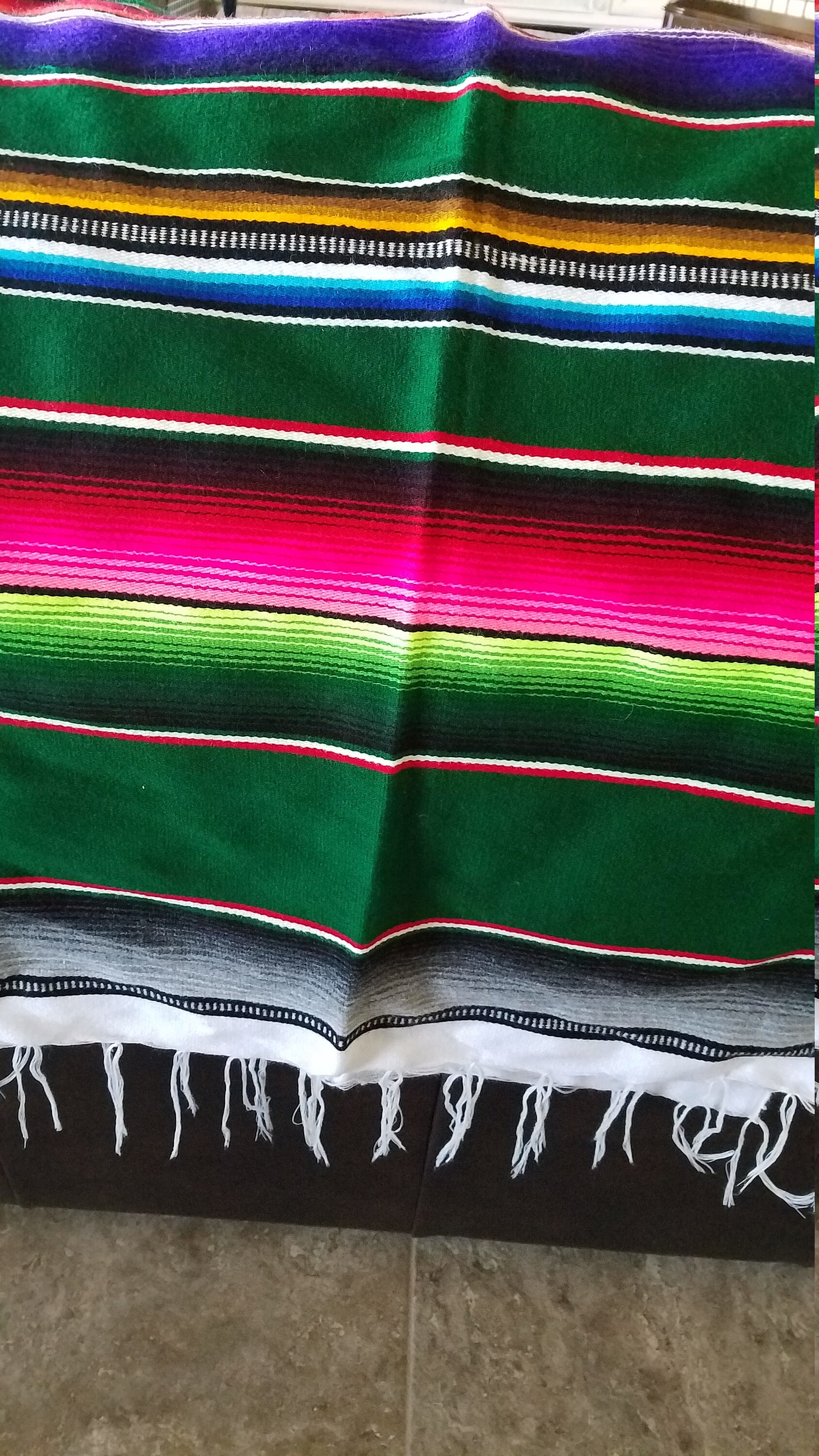 Serape/ Mexican Serape/ Mexican Pancho/ Mexico/ Colorful Blanket SALE ...