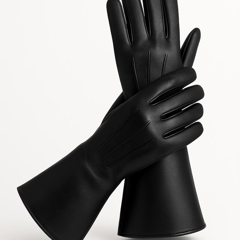 Leather Winter Gauntlets - Etsy