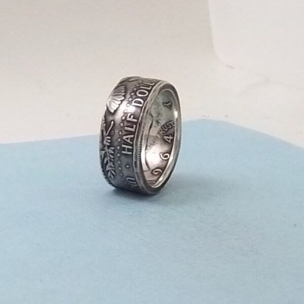 Silver Coin Ring - Etsy