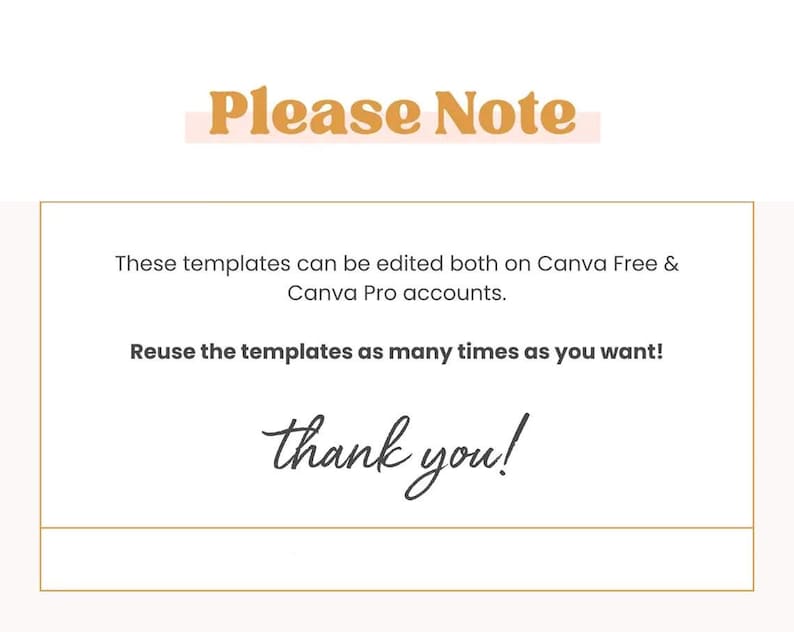 Minimal Script Logo Design: Pink & Ivory Canva Template - Etsy