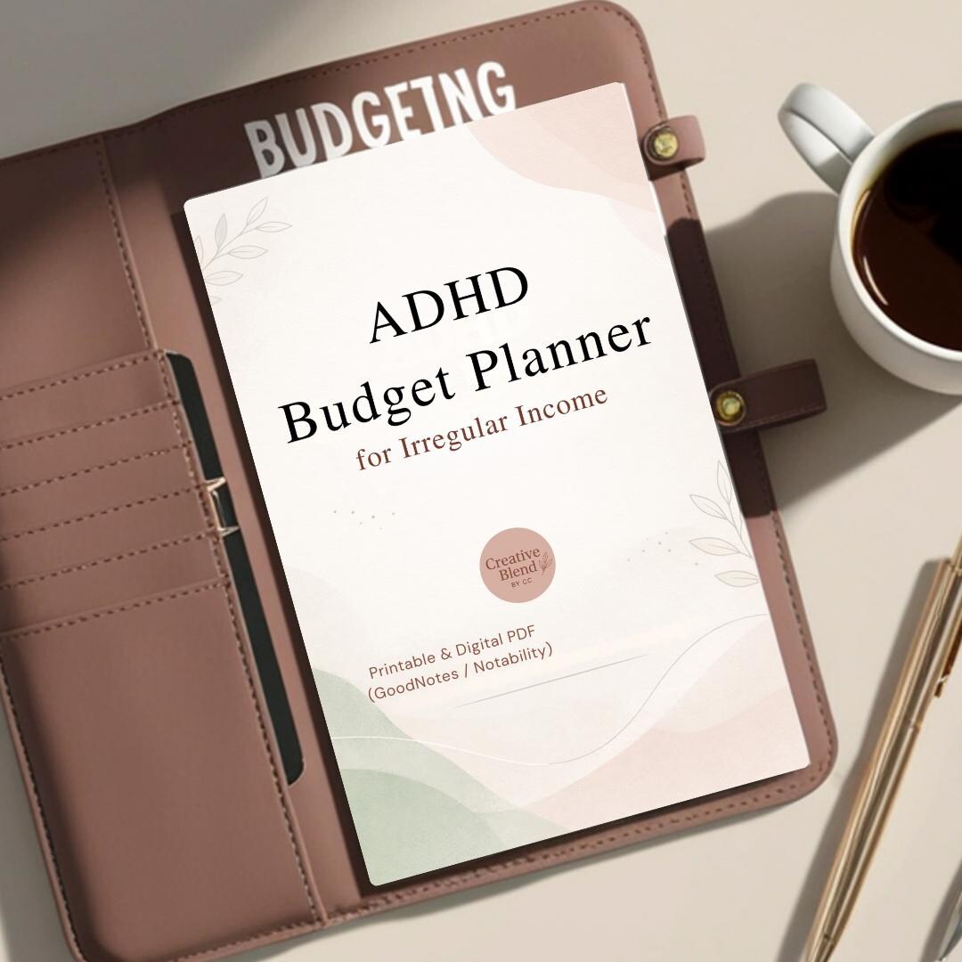 ADHD Budget Planner | Irregular Income, Simple Money Management ...