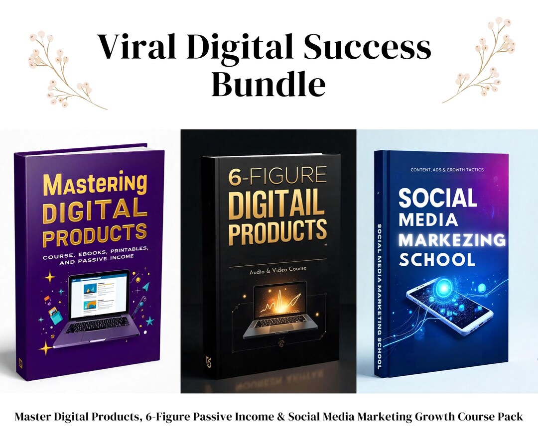 Viral Digital Success Bundle | Master Digital Products, 6-figure ...