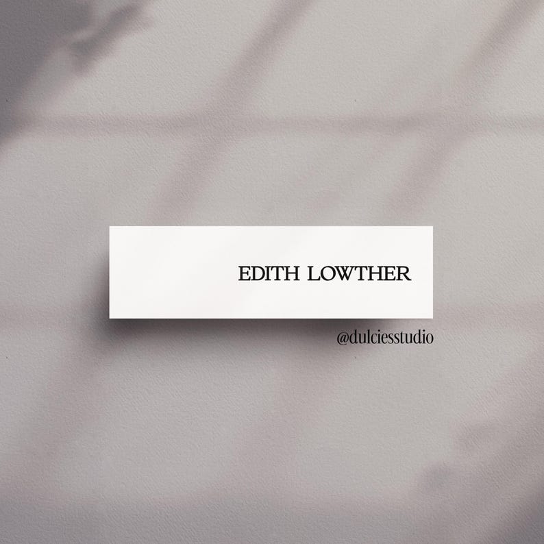 Place Card, Modern Wedding Editable Printable Digital Template - Etsy