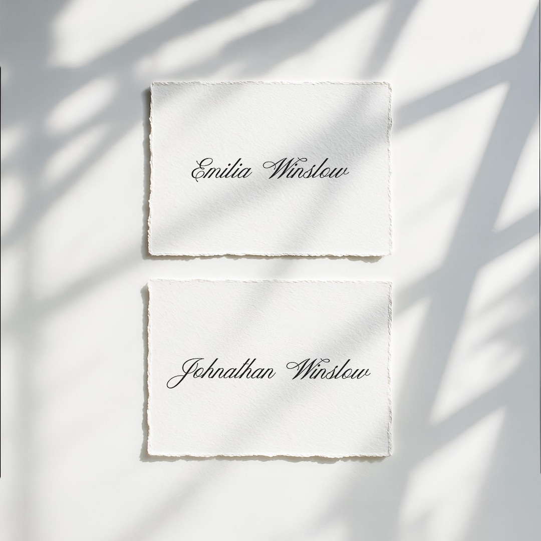 Editable Printable Place Cards, Elegant Wedding Place Card Template ...