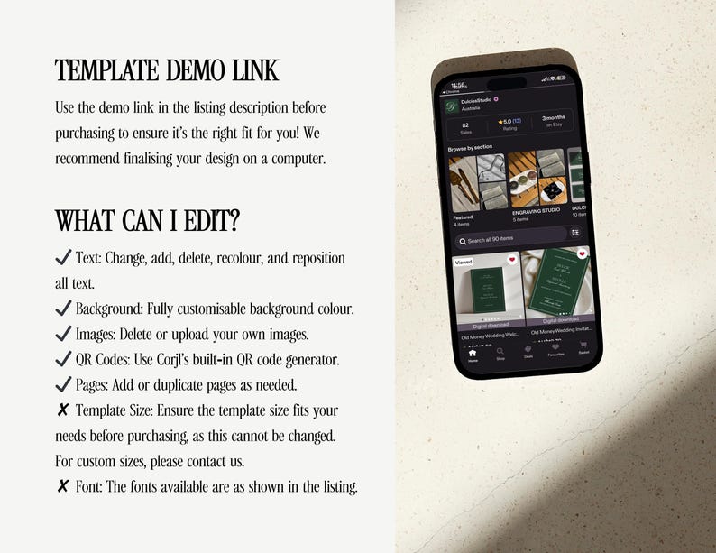 Navy Blue, Wedding Save the Date Template, Digital Save the Dates ...