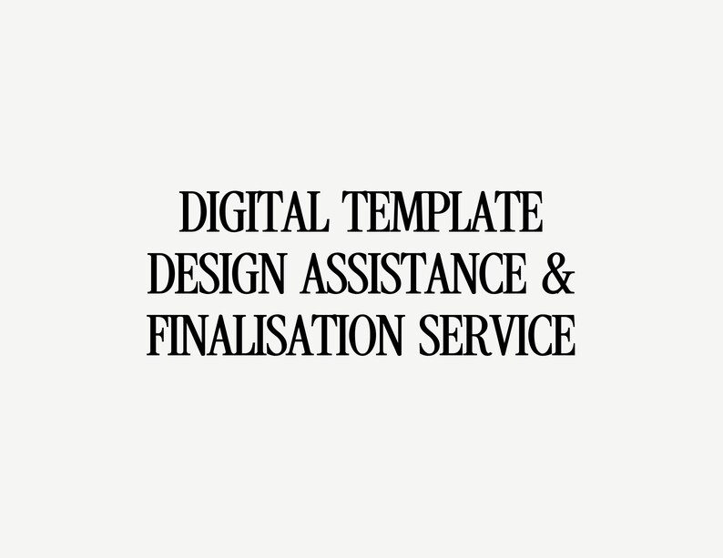 Dulcie’s Studio Digital Template Design Assistance & Finalisation ...