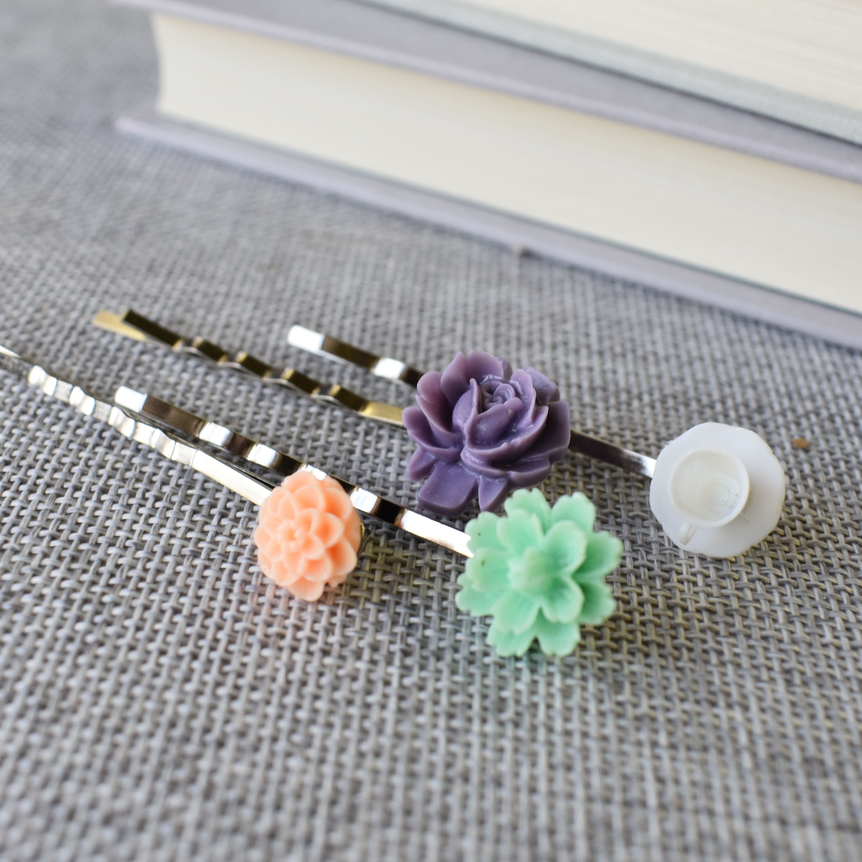 Decorative Hair Pins Vintage Hair Accessories Floral Hair - Etsy Ireland