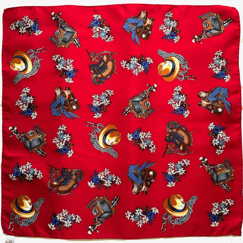 Vintage Artwork Bandana - Etsy UK