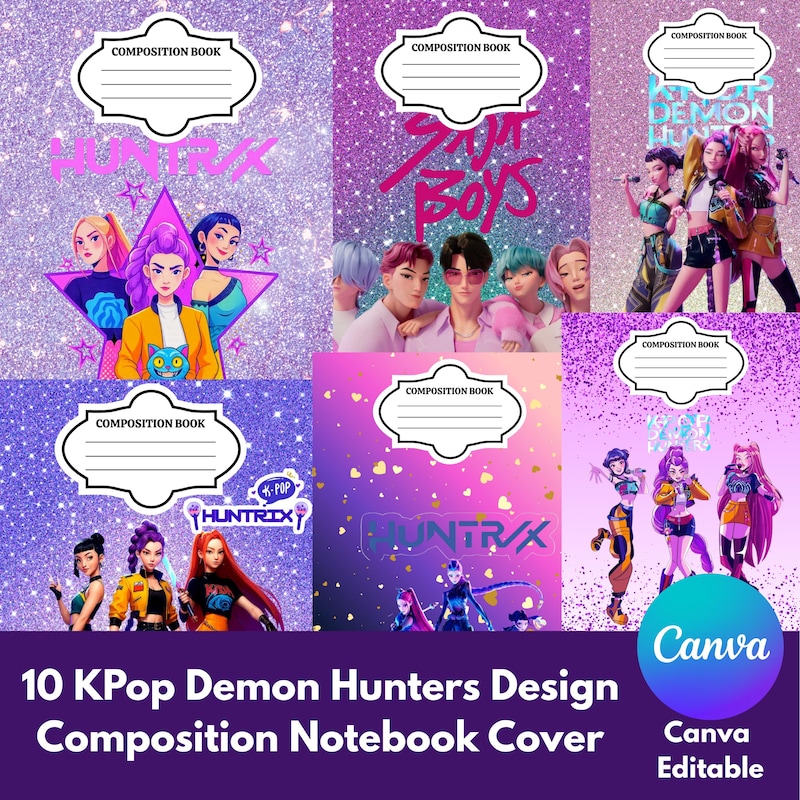 Printable Notebook Covers - Etsy
