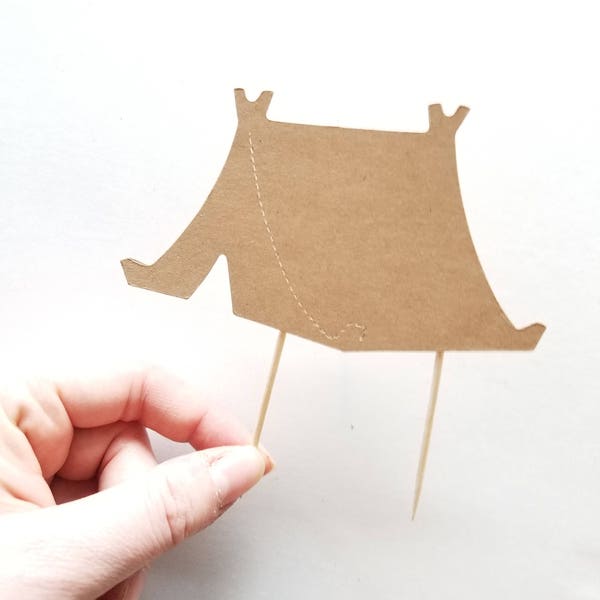Camping Cake Topper - Etsy