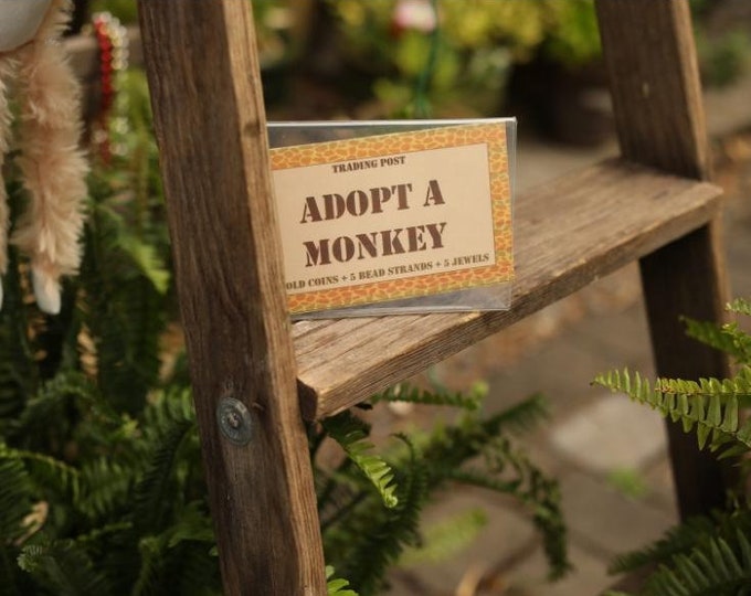 Safari Party Signs Safari Party Labels Safari Birthday - Etsy