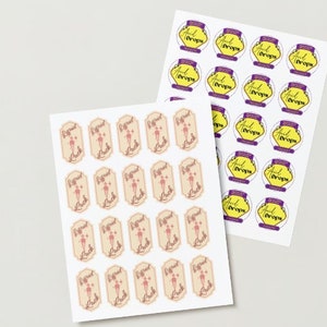 Vintage Candy Store Labels | Digital Download - Etsy
