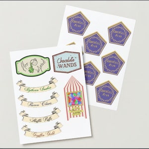 Vintage Candy Store Labels | Digital Download - Etsy