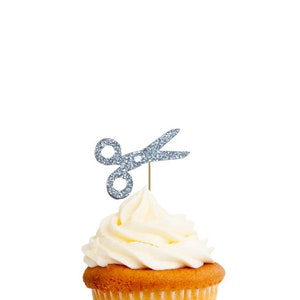 Scissors | Confetti & Cupcake Toppers | Die Cut Shapes | GLITTER - Etsy