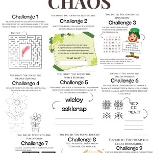 St Patrick's Day Escape Room | Leprechaun Chaos | Class Party Theme ...