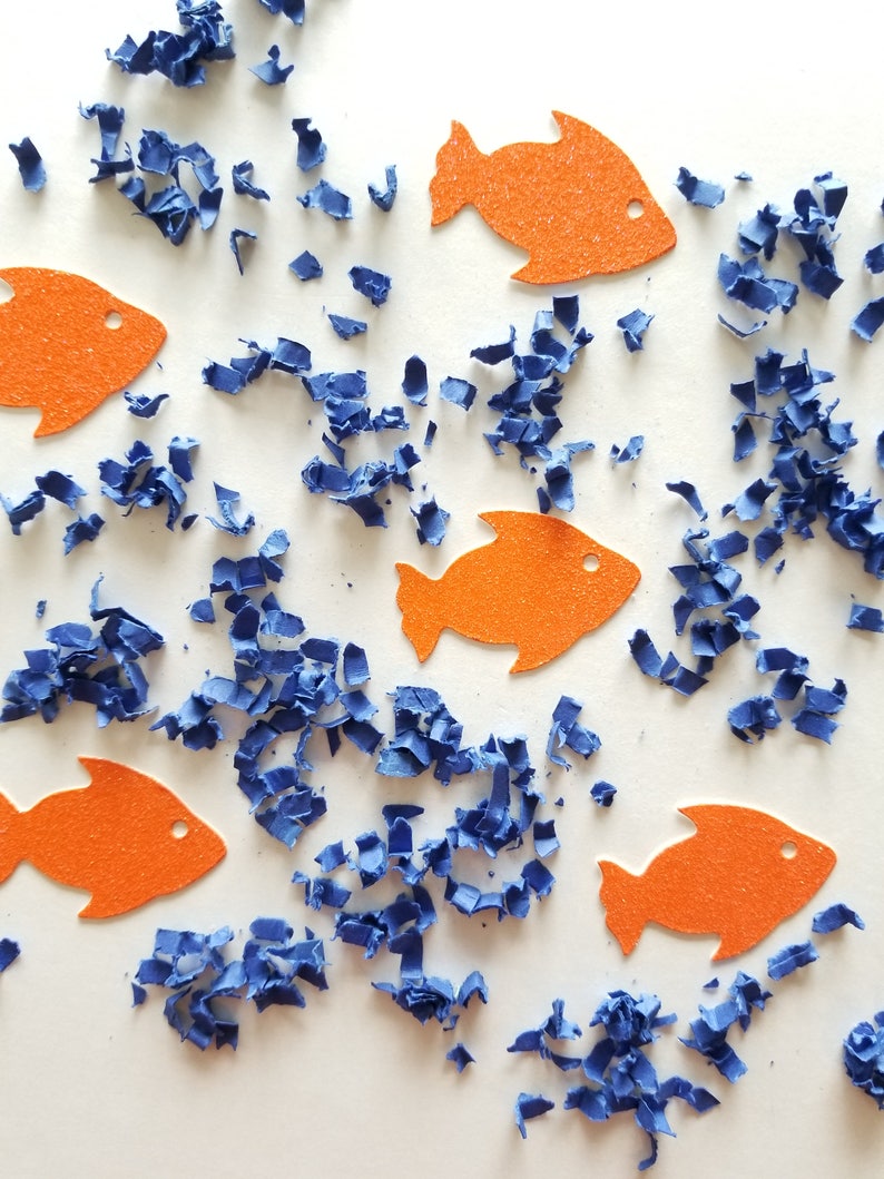 Ocean Confetti Hawaiian Party Decorations Fish Confetti - Etsy